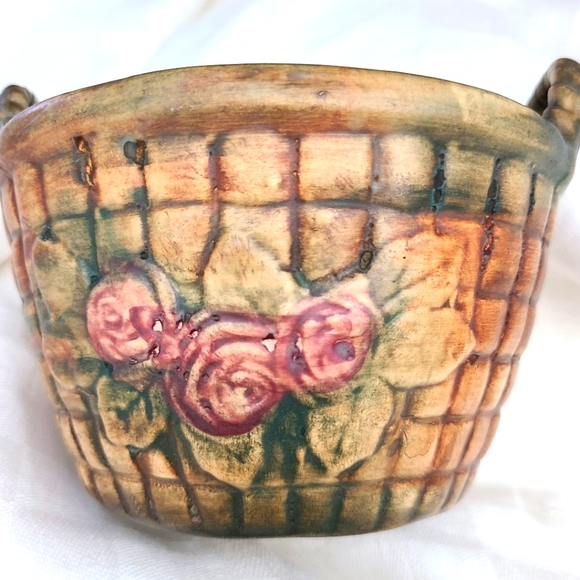 Weller | Accents | Antique Weller Pottery Flower Basket | Poshmark